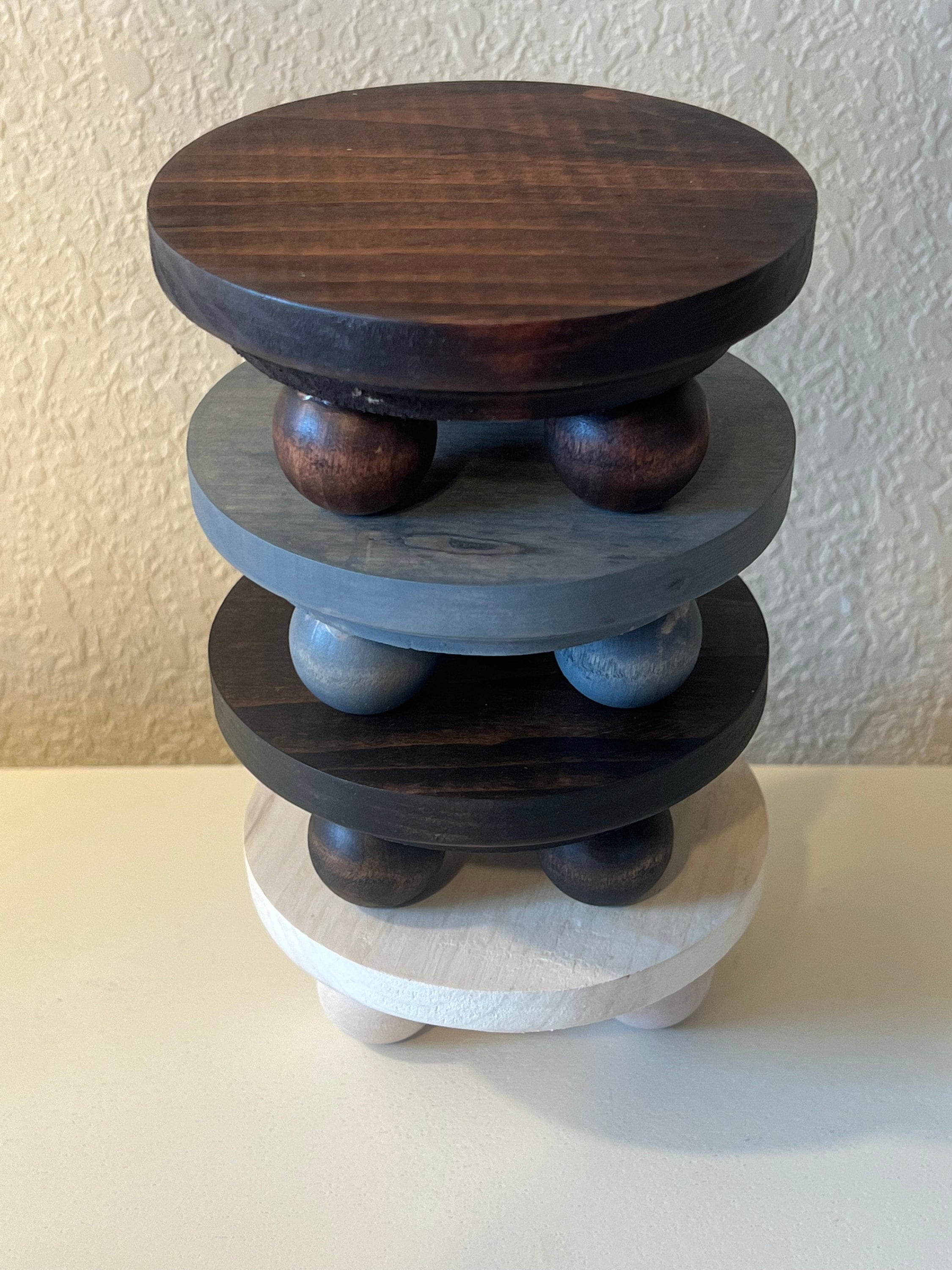 Mini Round Wood Riser / Circular Wood Riser / Display Riser / - Etsy