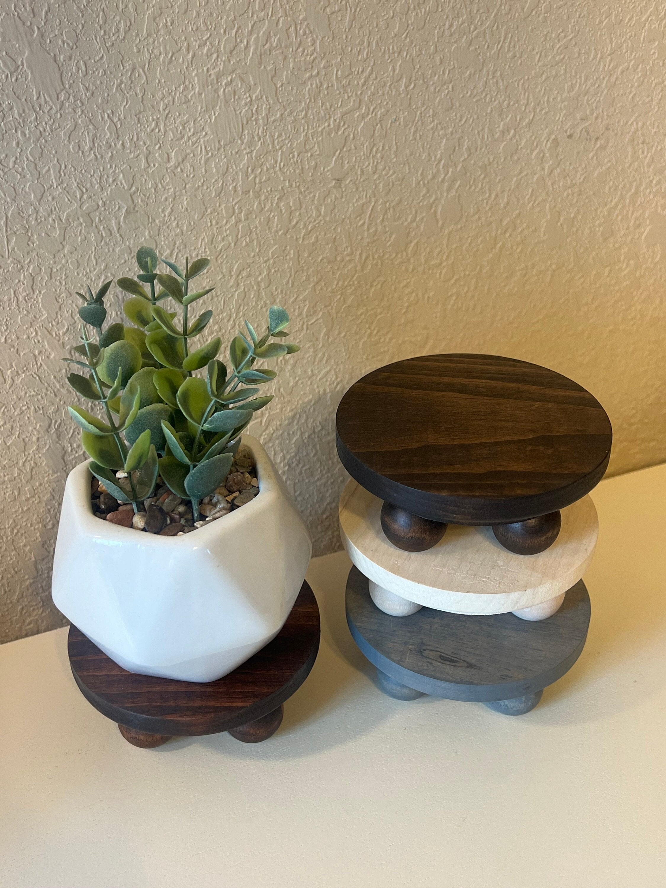 Mini Round Wood Riser / Circular Wood Riser / Display Riser / - Etsy