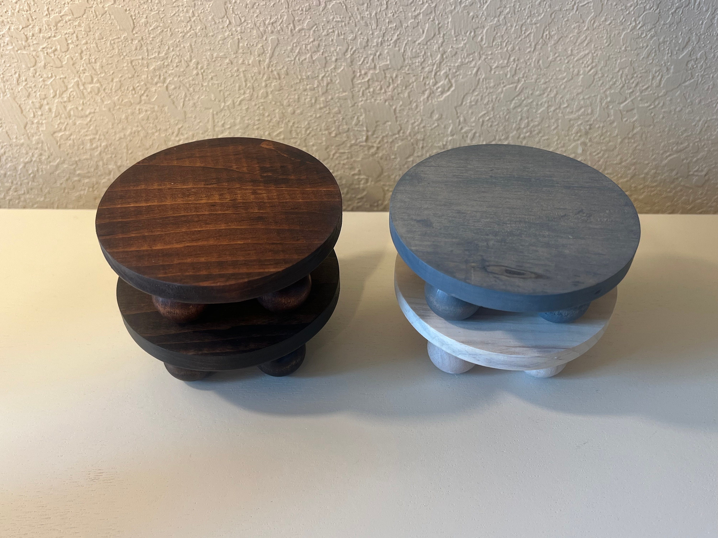 Mini Round Wood Riser / Circular Wood Riser / Display Riser / - Etsy