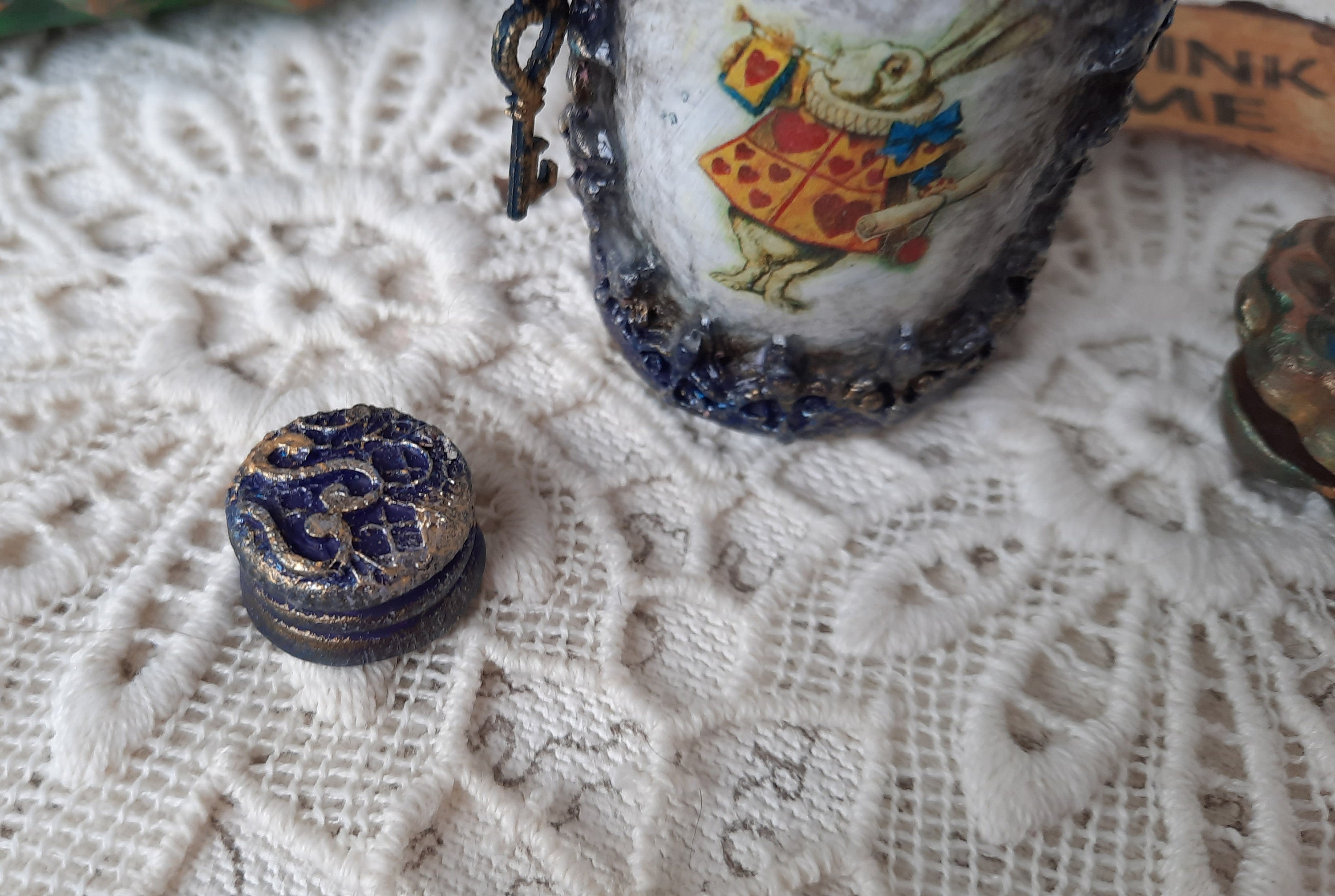 White Rabbit Bottle, Tiny Glass Bottle, Drink Me Bottle, Alice Bottle ...