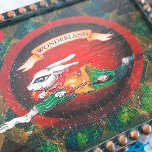 White Rabbit Box Alice in Wonderland Box Sectioned Box - Etsy