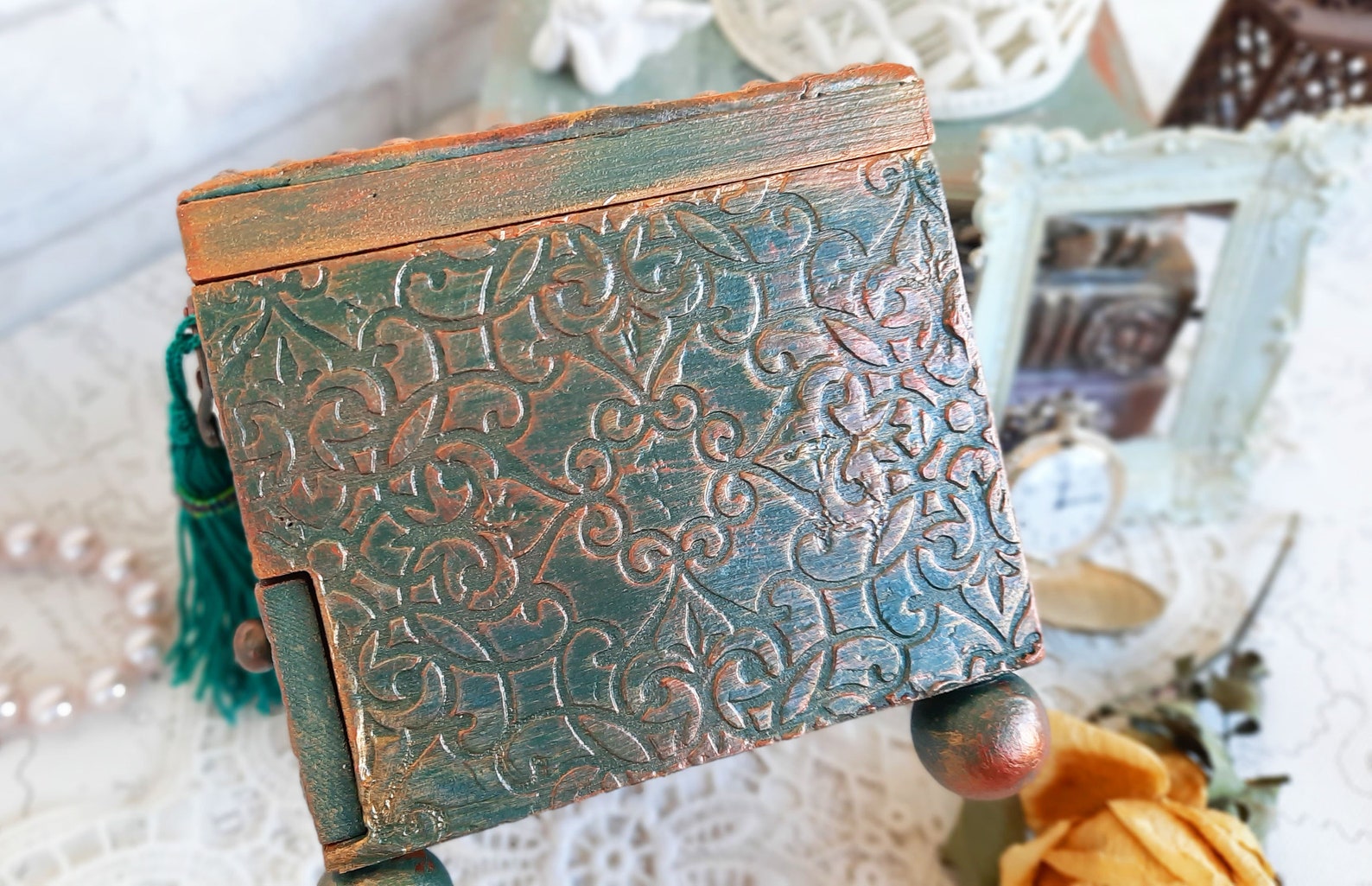 White Rabbit Box Alice in Wonderland Box Sectioned Box - Etsy