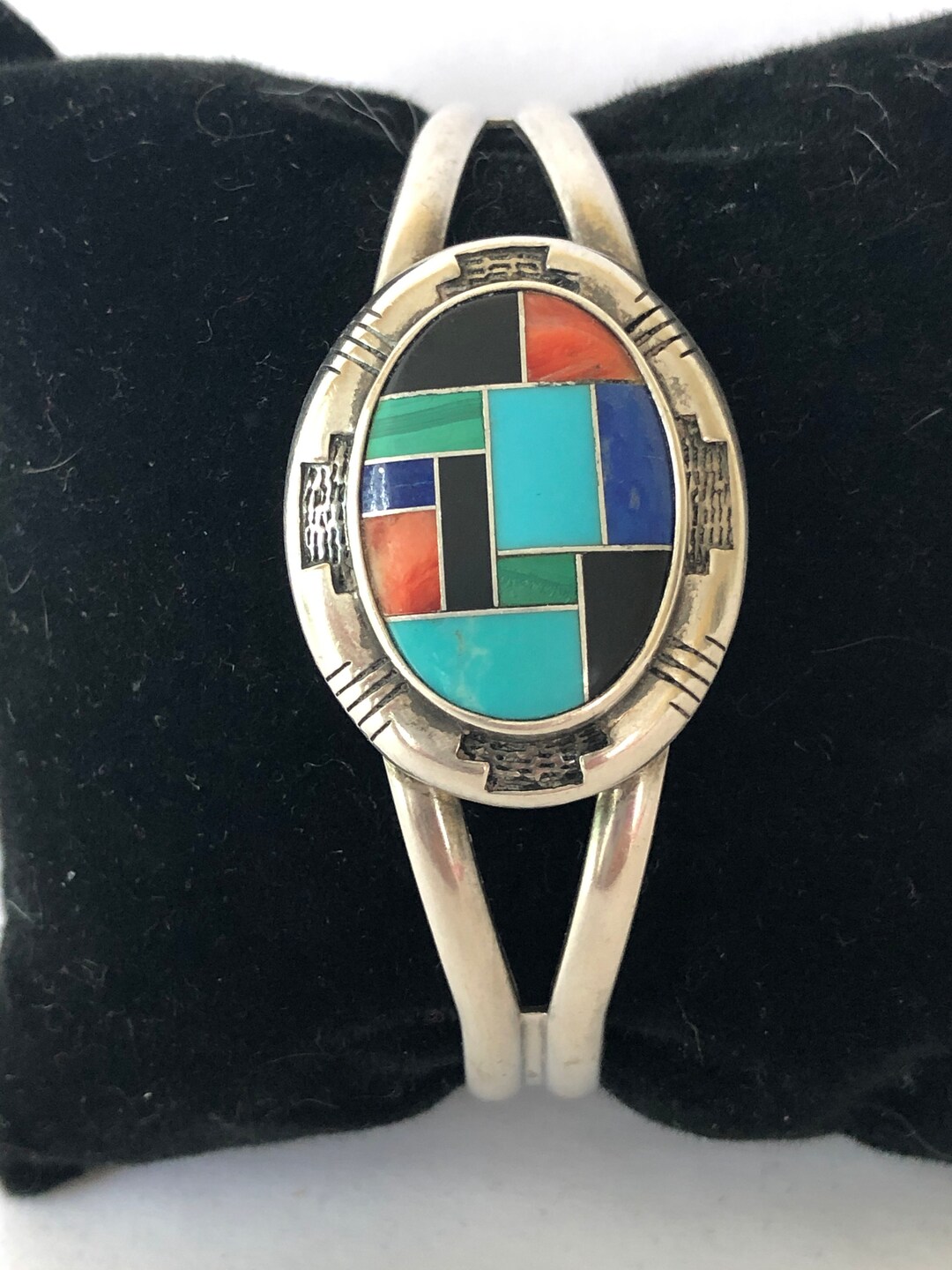 Vintage Carolyn Pollack Relios Southwestern Multi Gemstone Sterling ...