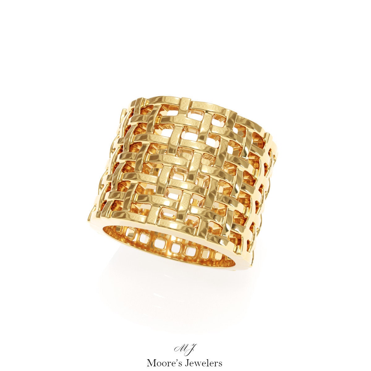 Basket Weave Ring 3d Model - Etsy