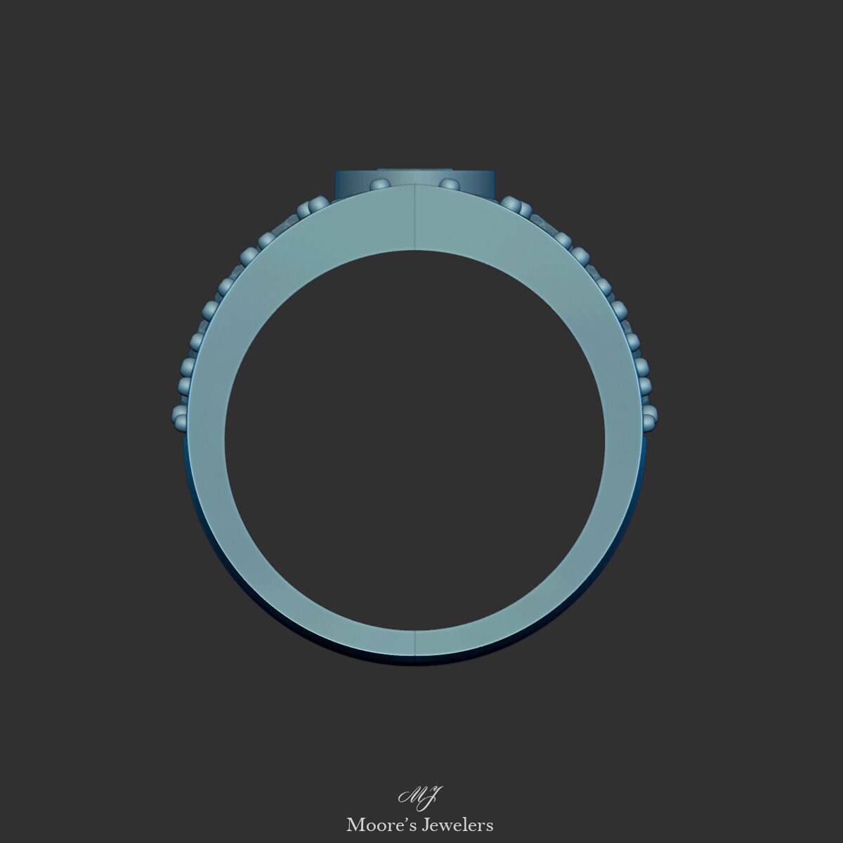 3 Ring Wedding Set 3d Model and Blender File - Etsy