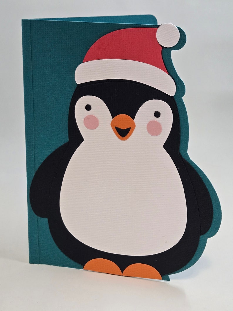 Penguin Greeting Card - Etsy