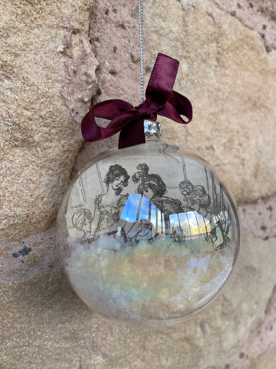 Book Illustration Bauble - Etsy