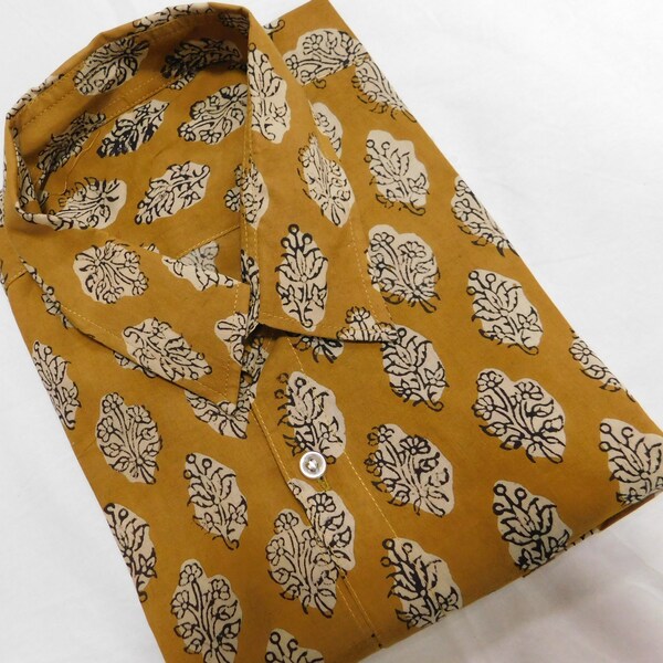 Block Printed Shirt - Etsy