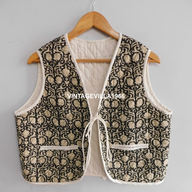 Floral Vest - Etsy