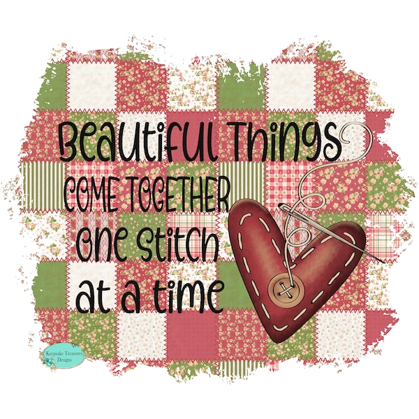 Beautiful Things Come Together One Stitch at a Time Svg - Etsy