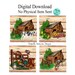 Farm Life, Coaster Template, Country, Sublimation Design, Individual ...