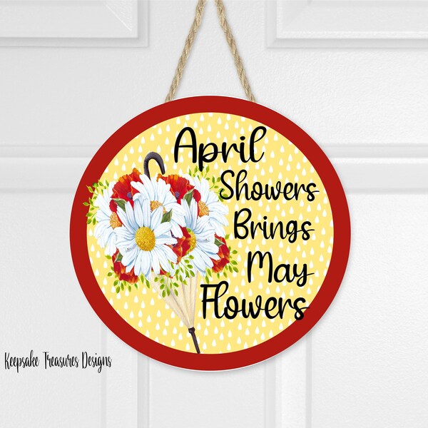 April Showers Bring May Flowers Clip Art - Etsy