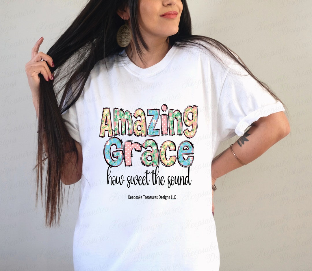 Grace T-shirt Design, Doodle Lettering PNG (digital Download) - Etsy