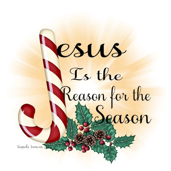 Jesus is the Reason for the Season Clip Art - Etsy
