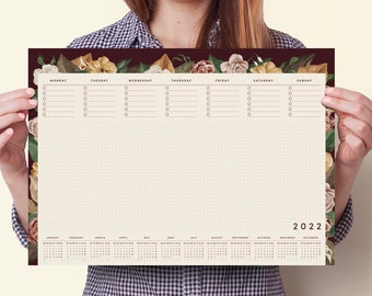 Large Desk Calendar | Etsy