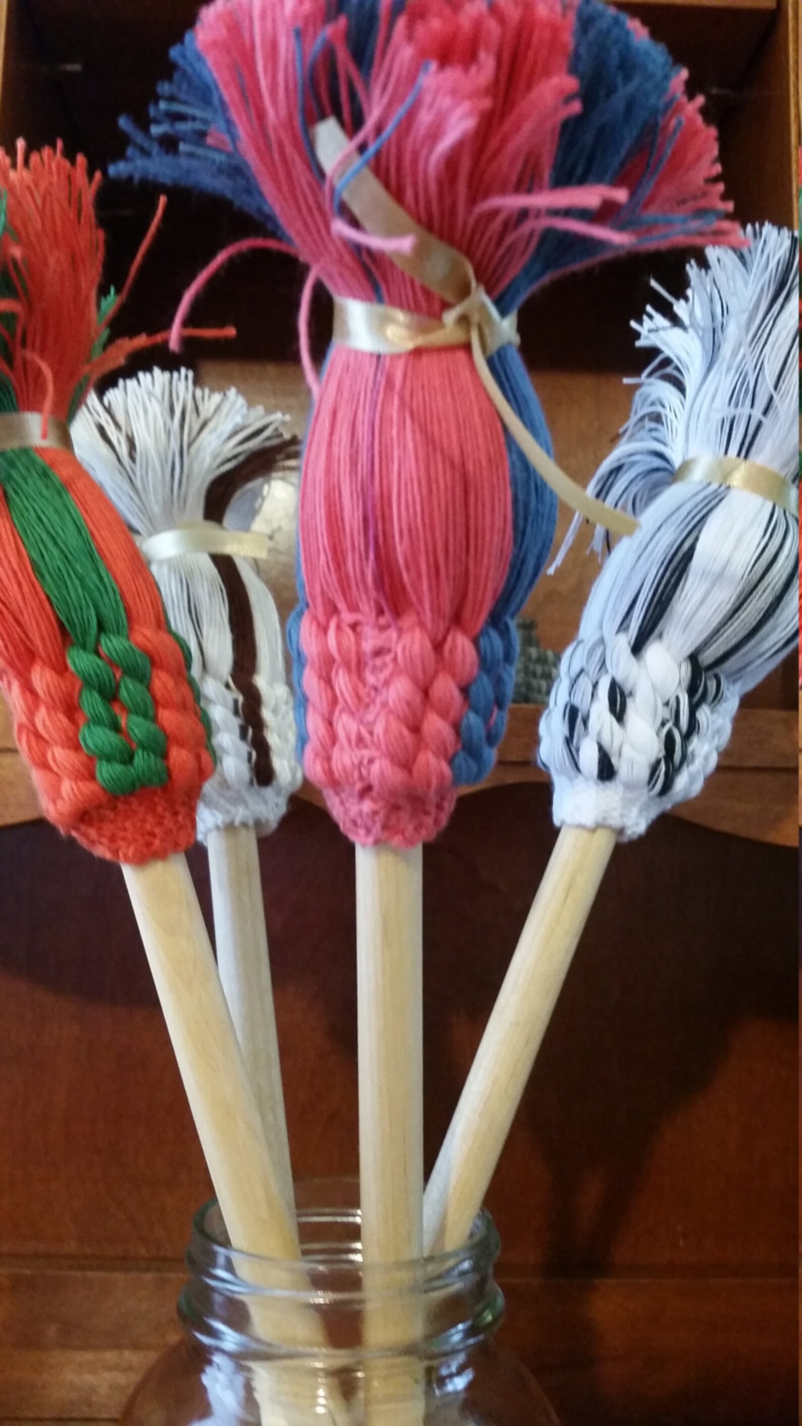 Lavette à vaisselle sur bâton, torchon à vaisselle, cadeau d'hôtesse ...