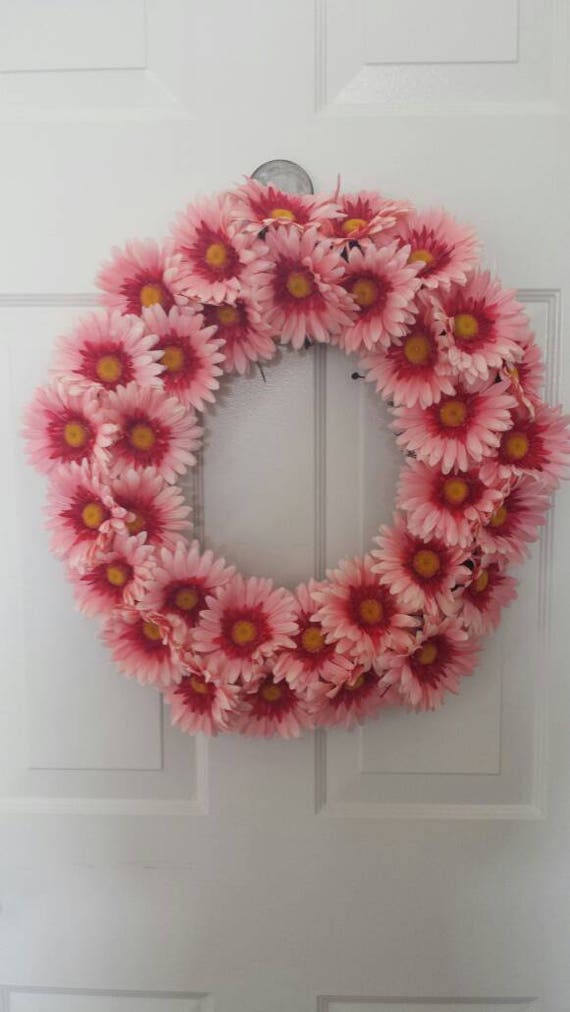 Daisy wreath / spring wreath / summer wreath / holiday wreath - Etsy Italia
