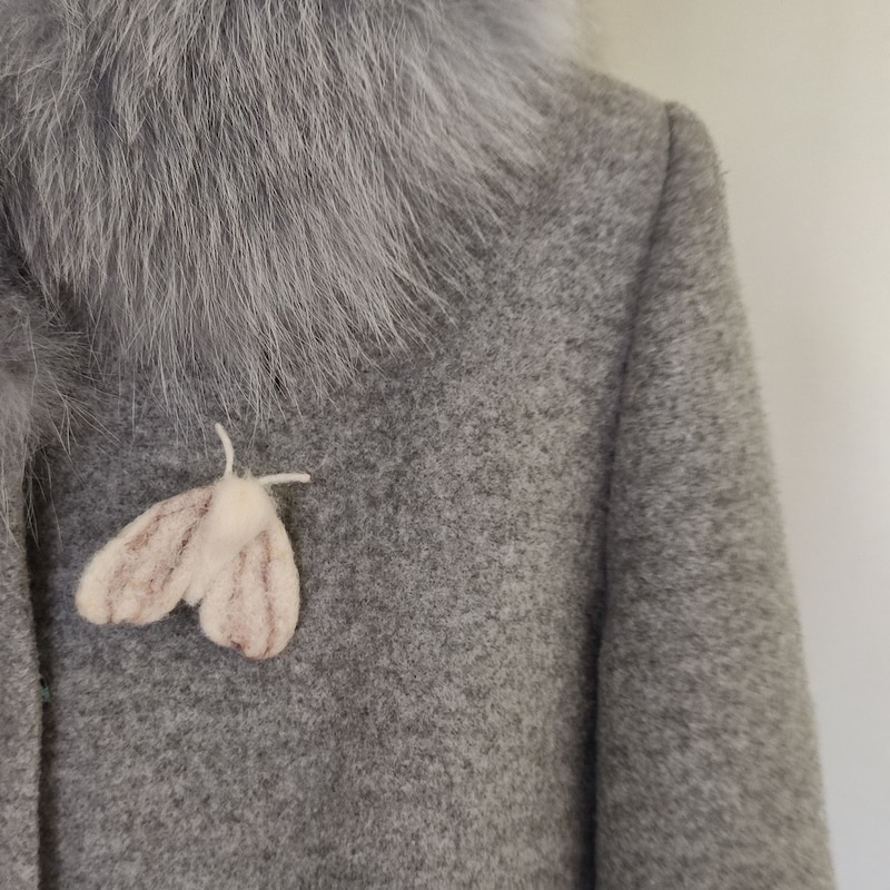 Needle Felted Moth - Etsy