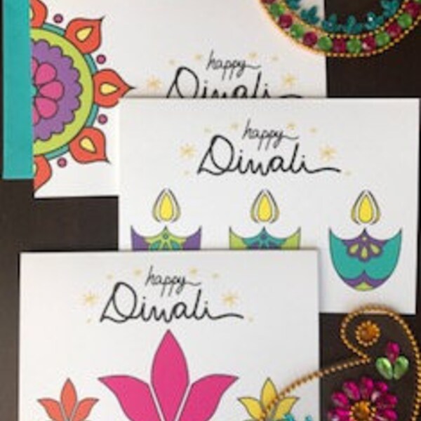 Diwali Card - Etsy