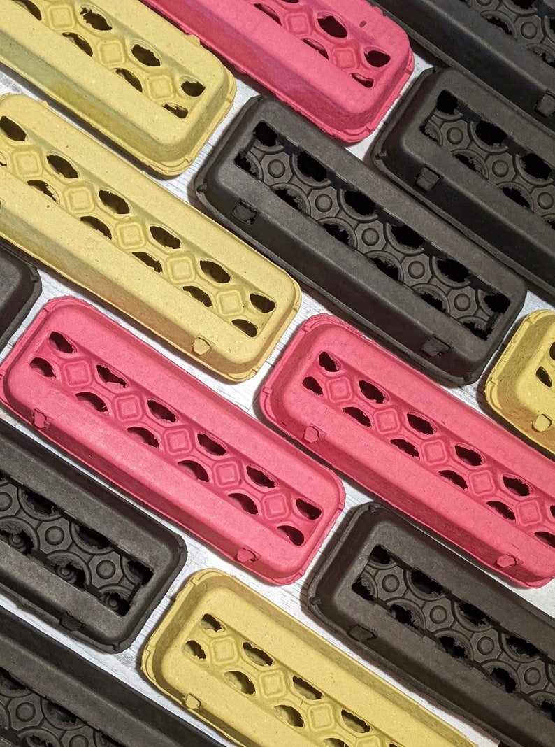 Colorful Chicken Egg Cartons - Full Dozen, Viewing Window - Etsy