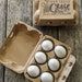 Goose Egg Cartons Color Printed Vintage Themed set of 5 Cartons Holds 6 ...