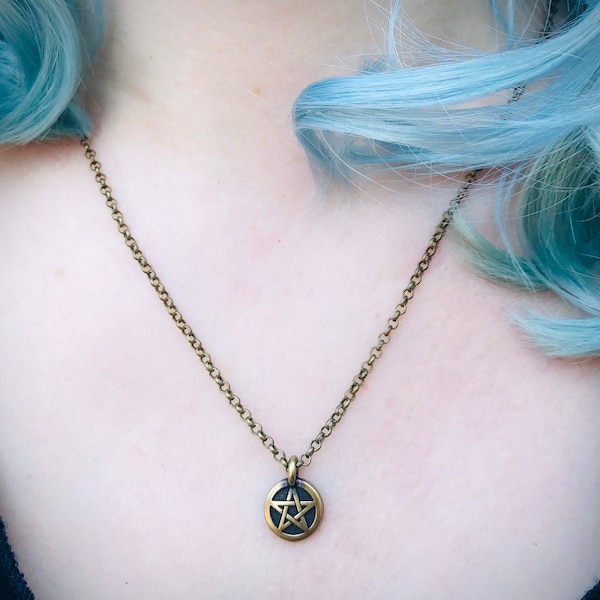 Pentacle Necklace - Etsy