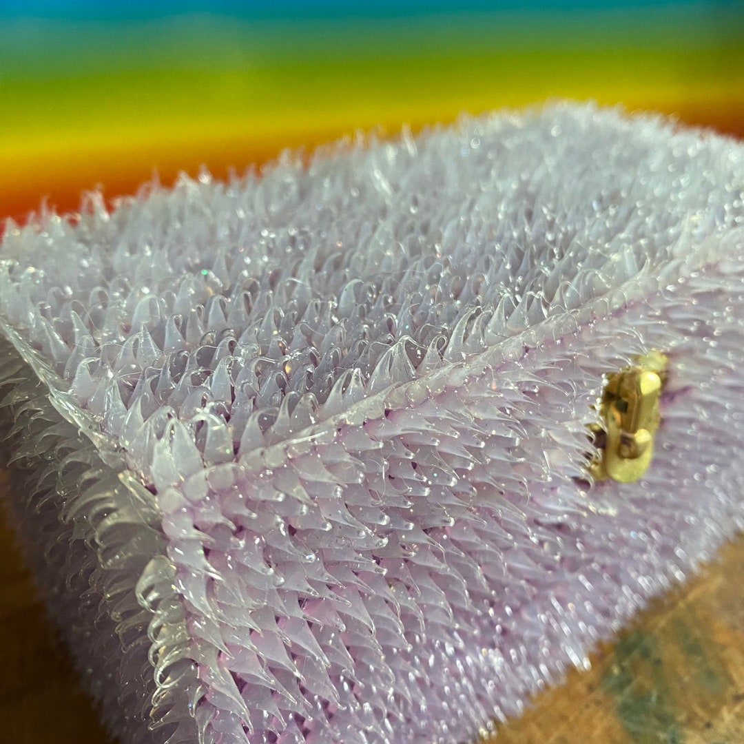 Clear Purple Spikey Silicone Jewelry Box - Etsy