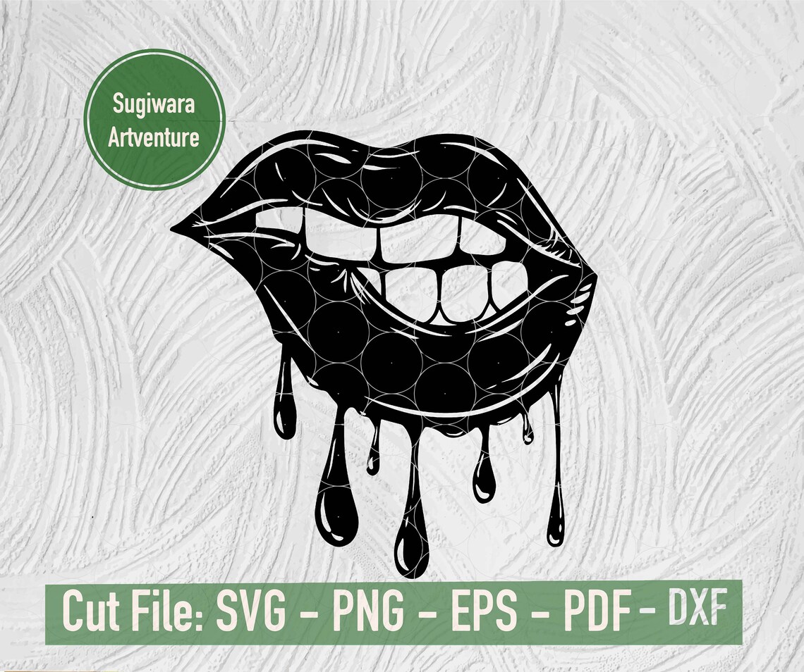 Dripping Lips Svg Biting Lips Svg Lips Svg Kiss Svg Lips - Etsy