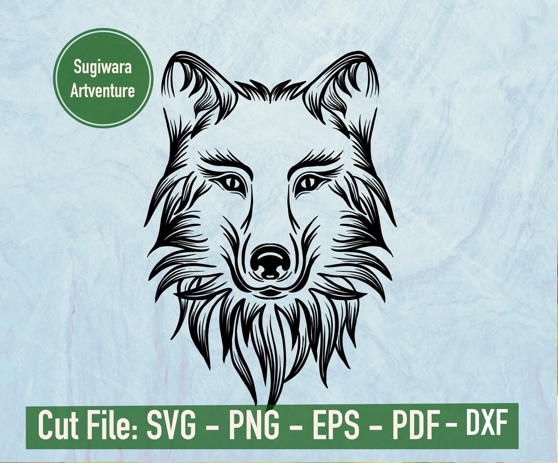 WOLF HEAD SVG Wolf Face Svg svg files for cricut wolf | Etsy