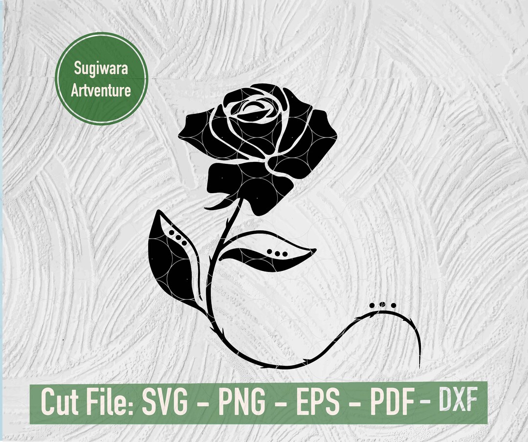 Black Rose Svg, Rose Svg, Papercut Svg, Floral Svg, Rose Silhouette ...