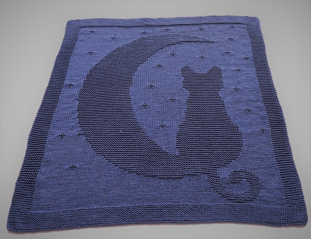 Starry Night Blanket/knitting/pattern/english/dk Yarn - Etsy