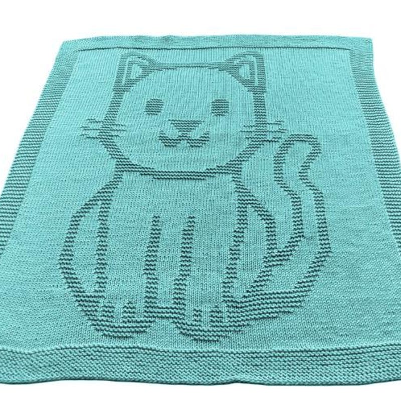 Wool Blanket Cat Pattern - Etsy UK