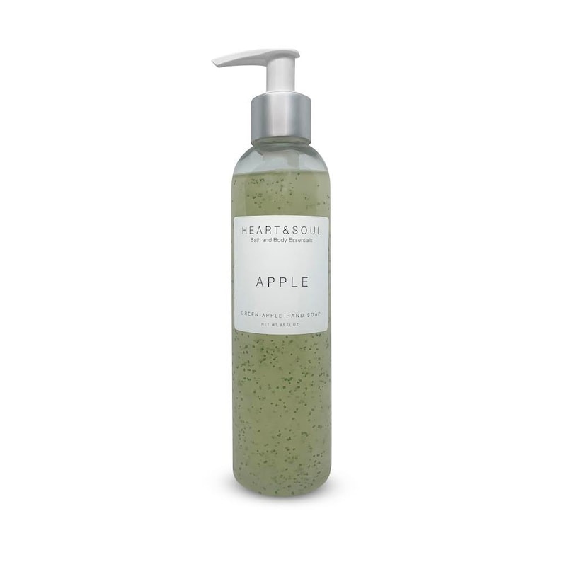 Handmade Natural Vegan Hand Soap-green Apple Hand Soap-liquid - Etsy