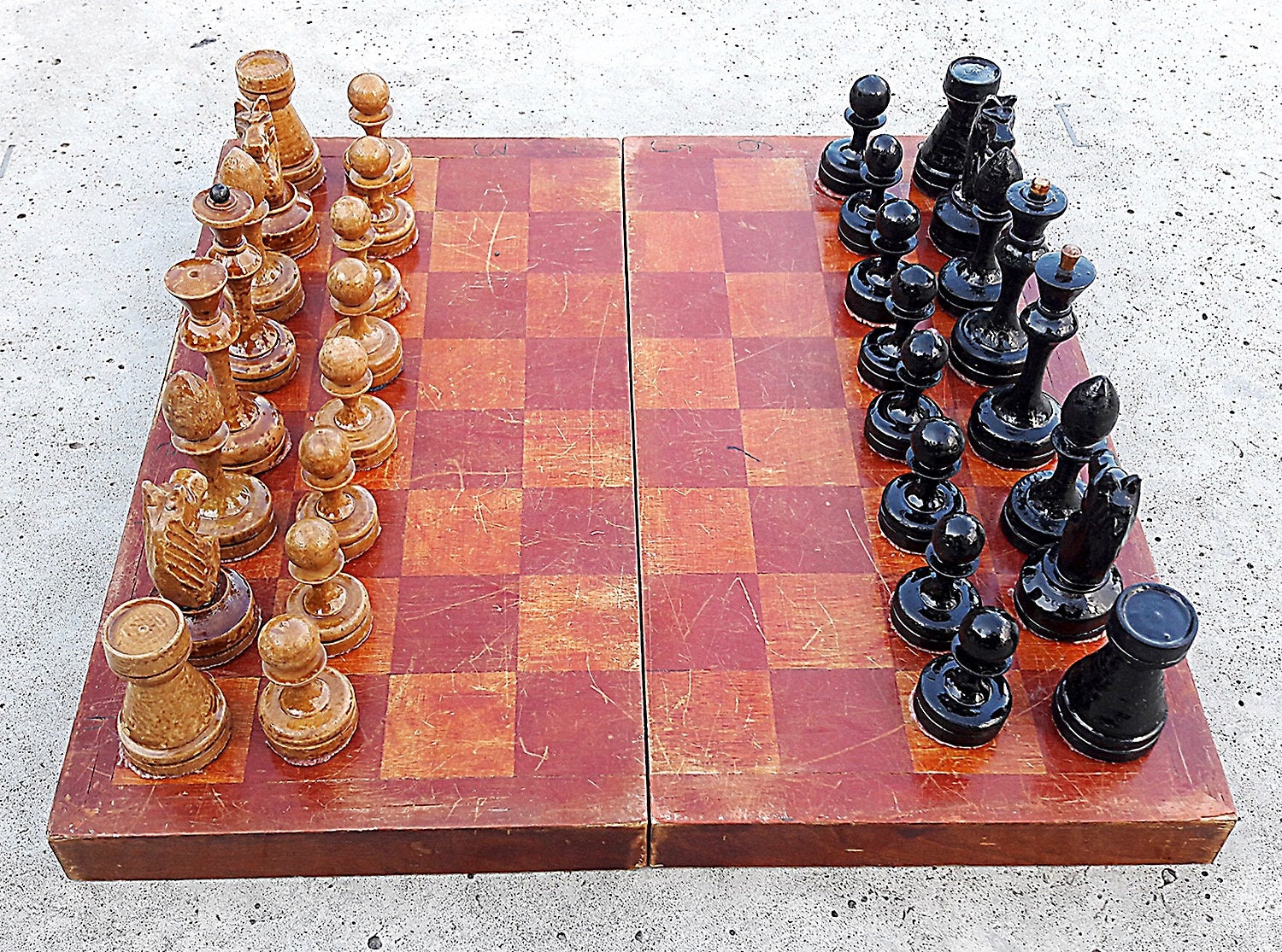 Games & Puzzles Toys & Games Board Games rare Soviet chess Star Antique ...