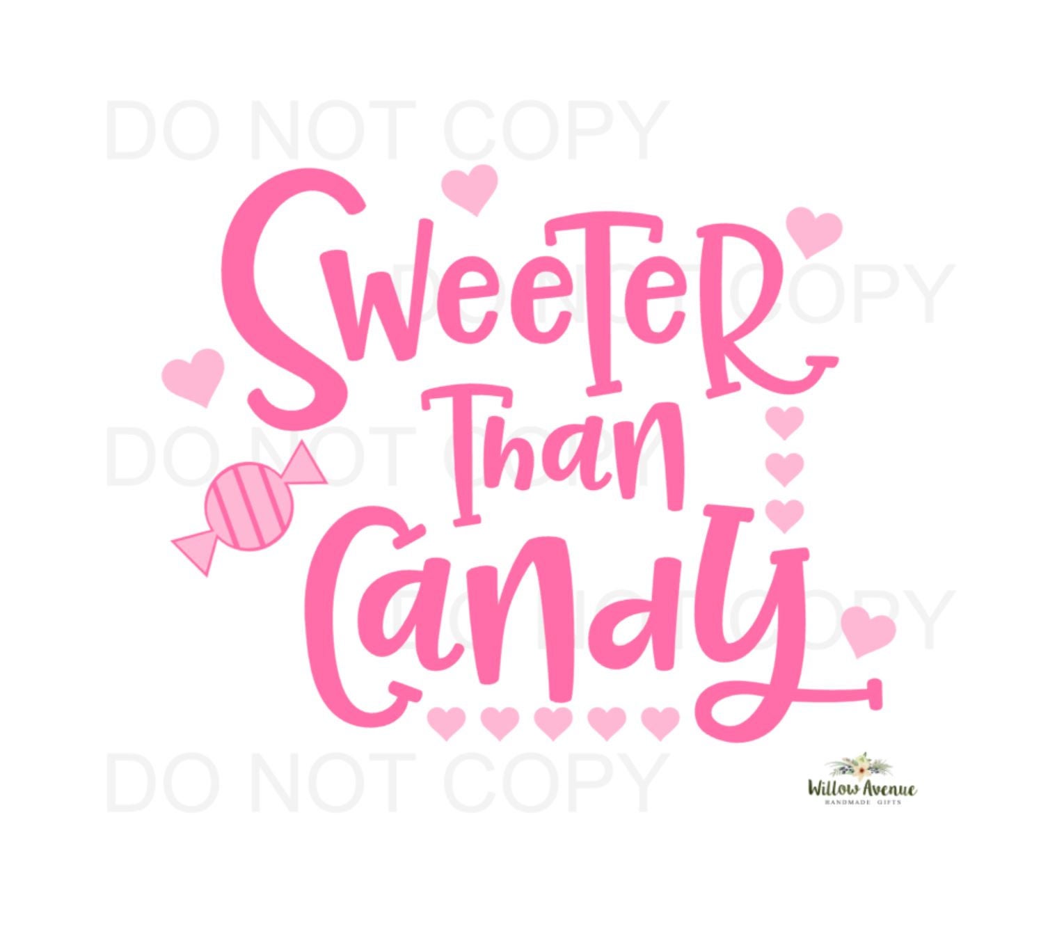 Sweeter Than Candy SVG digitale geschnittene Datei für Silhouette Cameo ...