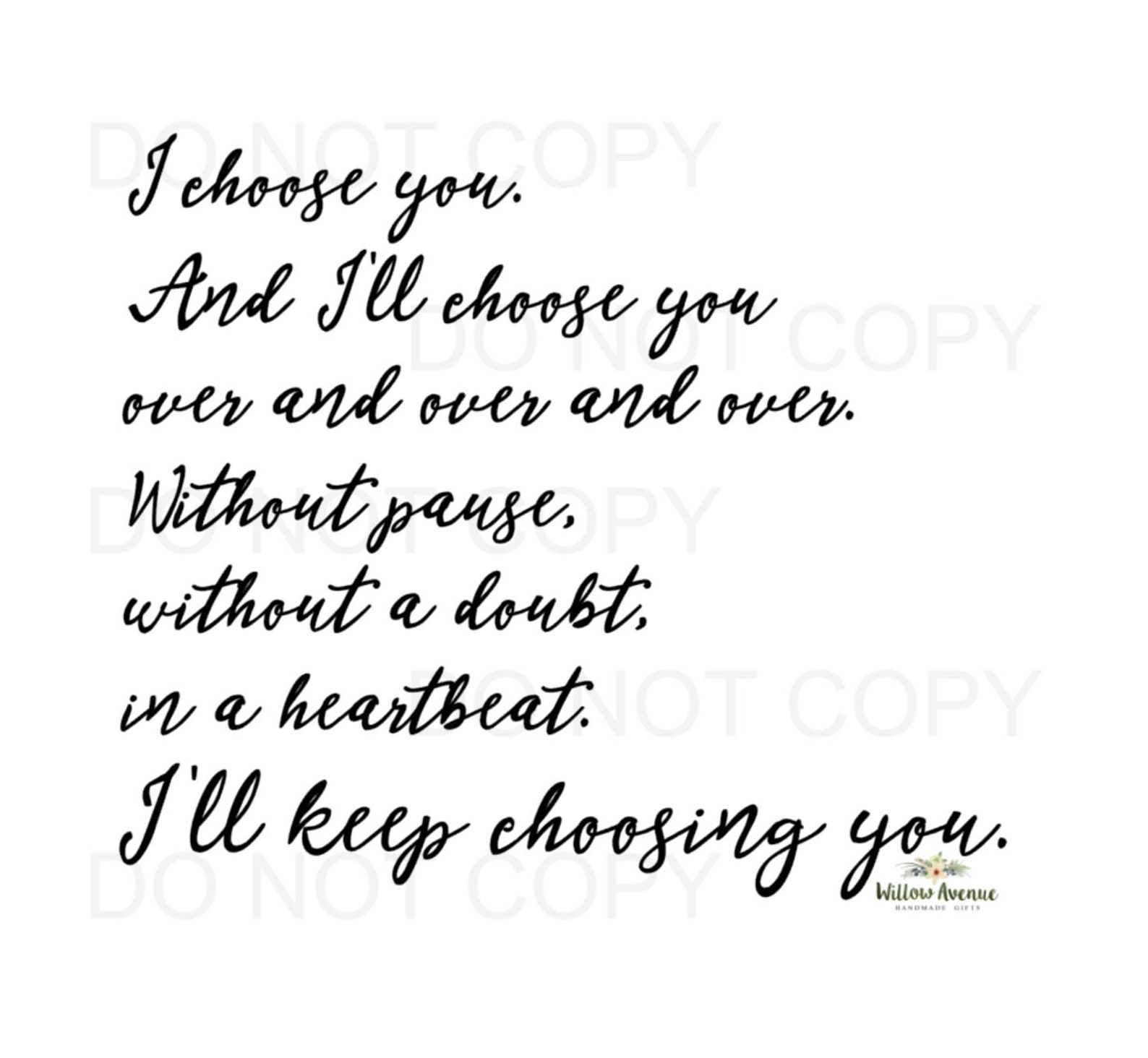 I Choose You SVG Digital Cut File for Silhouette Cameo Cricut - Etsy