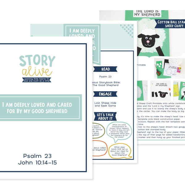 Psalm 23 Coloring - Etsy