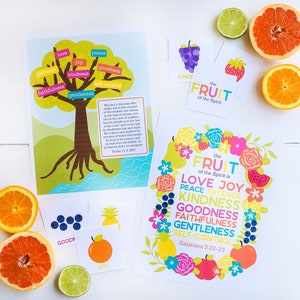 Extended License PRINTABLE Fruit of the Spirit Bible Activity Pack ...