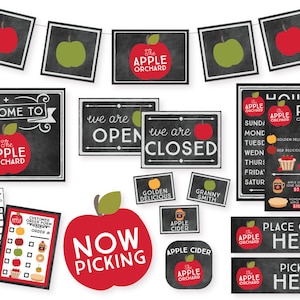 PRINTABLE Apple Orchard Pretend Play Kit | Kids Pretend Play ...