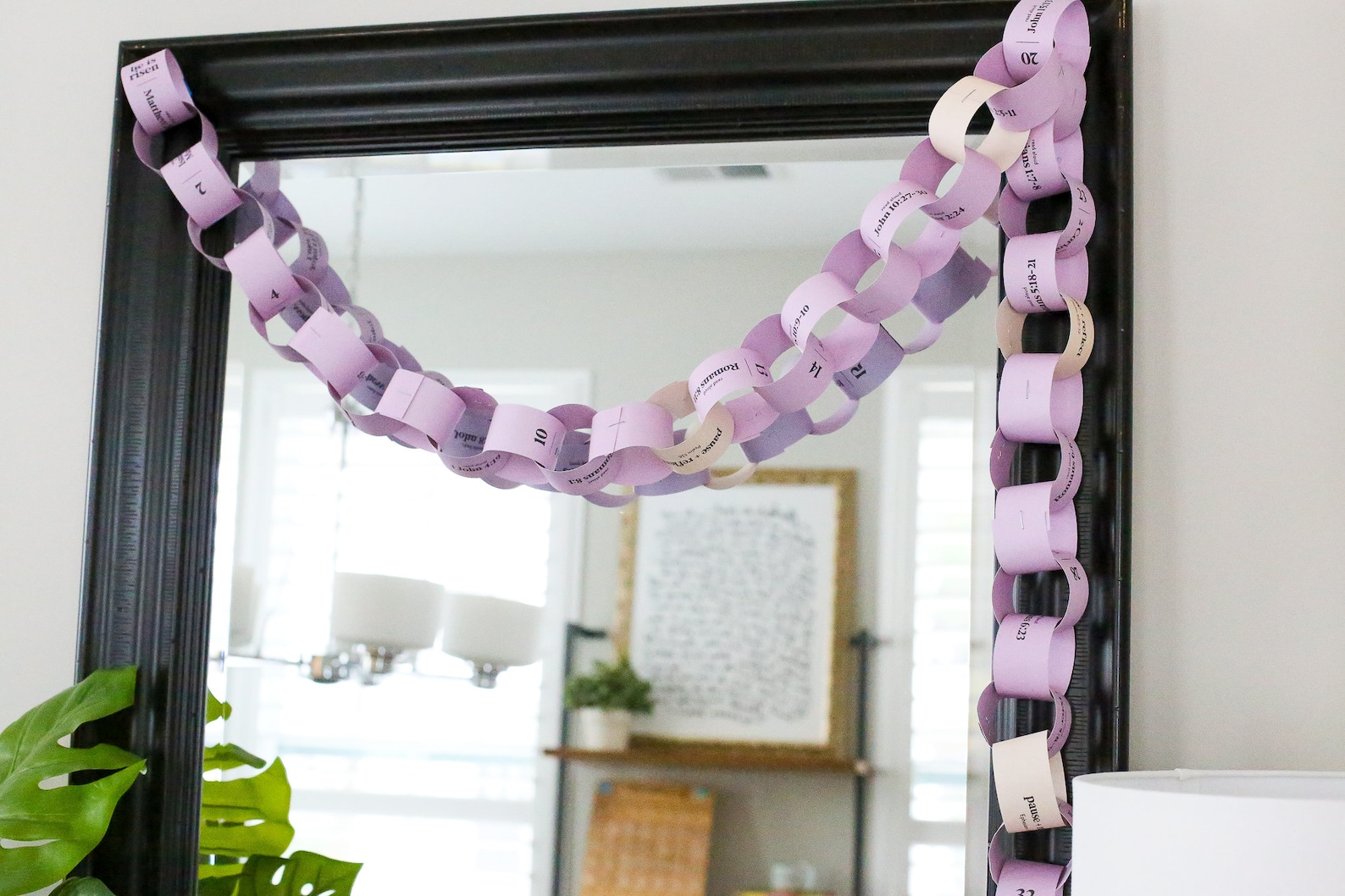 PRINTABLE Lent Paper Chain Scripture Countdown Lent - Etsy