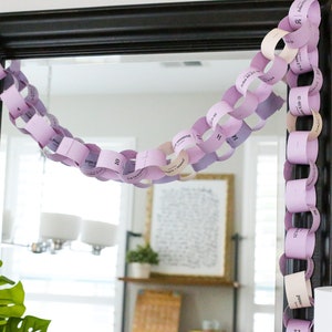 PRINTABLE Lent Paper Chain Scripture Countdown | Lent Printable ...