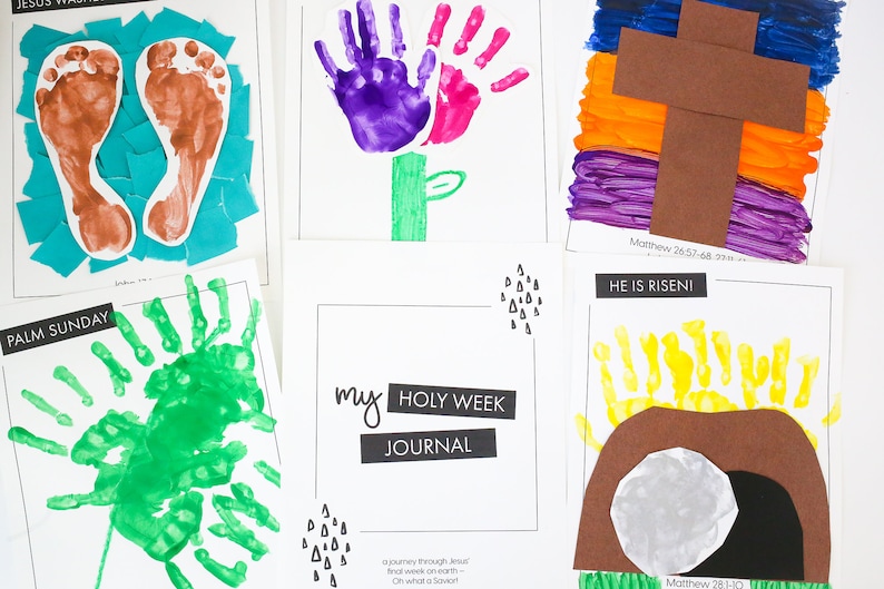 PRINTABLE Holy Week Journal for Kids | Holy Week Activities | Easter ...