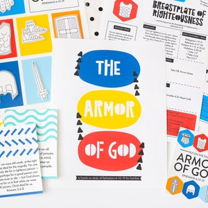 PRINTABLE the Armor of God Activity Pack | Bible Activity | Kids Bible ...