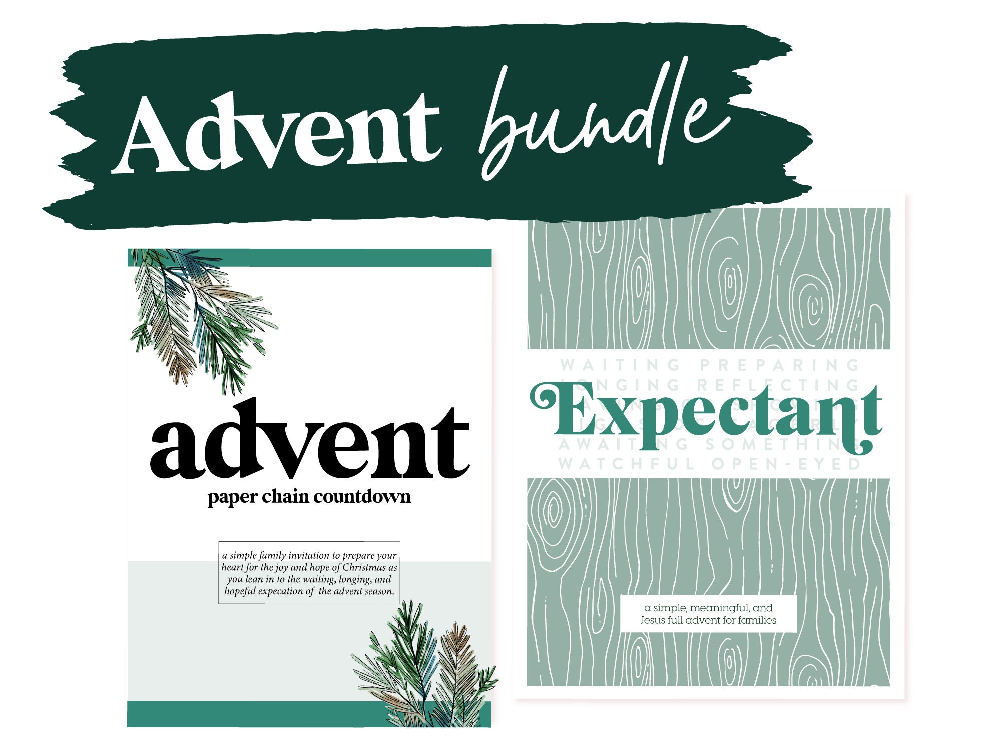 PRINTABLE Family Advent Bundle Advent Christmas Devotional | Etsy
