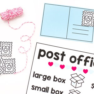 PRINTABLE Pretend Play Post Office | Valentine's Day Activities | Post ...