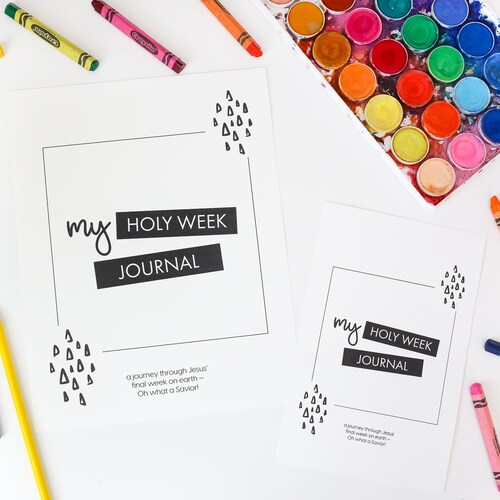 PRINTABLE Holy Week Journal for Kids Holy Week Activities | Etsy