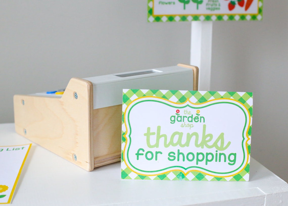 PRINTABLE Garden Shop Pretend Play Kit | Kids Pretend Play | Printable ...