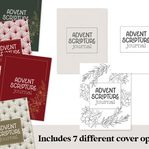 PRINTABLE Advent Scripture Copywork Tracing Journal | Luke 2 Christmas ...