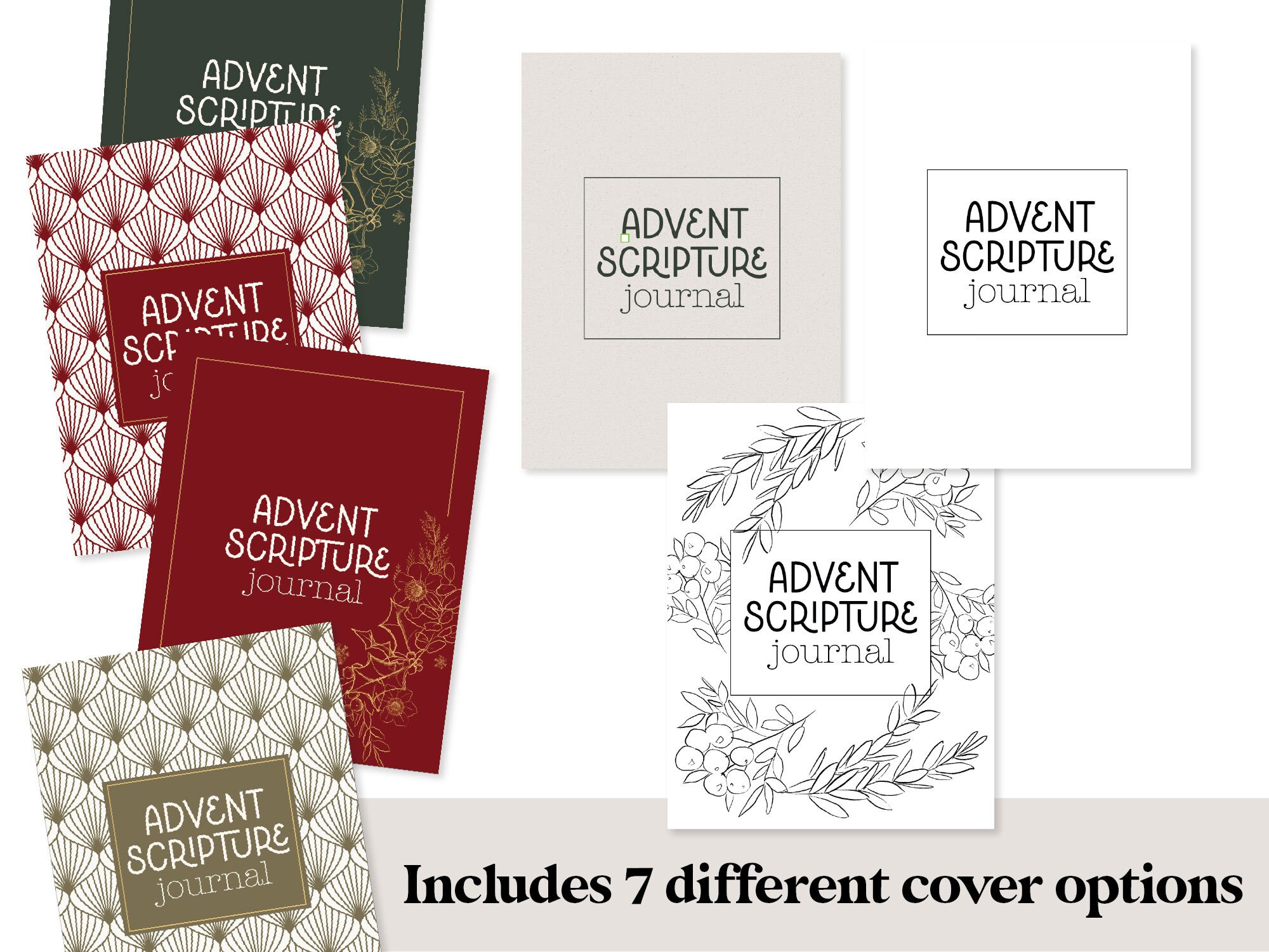 PRINTABLE Advent Scripture Copywork Tracing Journal | Luke 2 Christmas ...