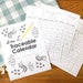 PRINTABLE Draw and Trace Traceable Calendar | Tracing Calendar ...